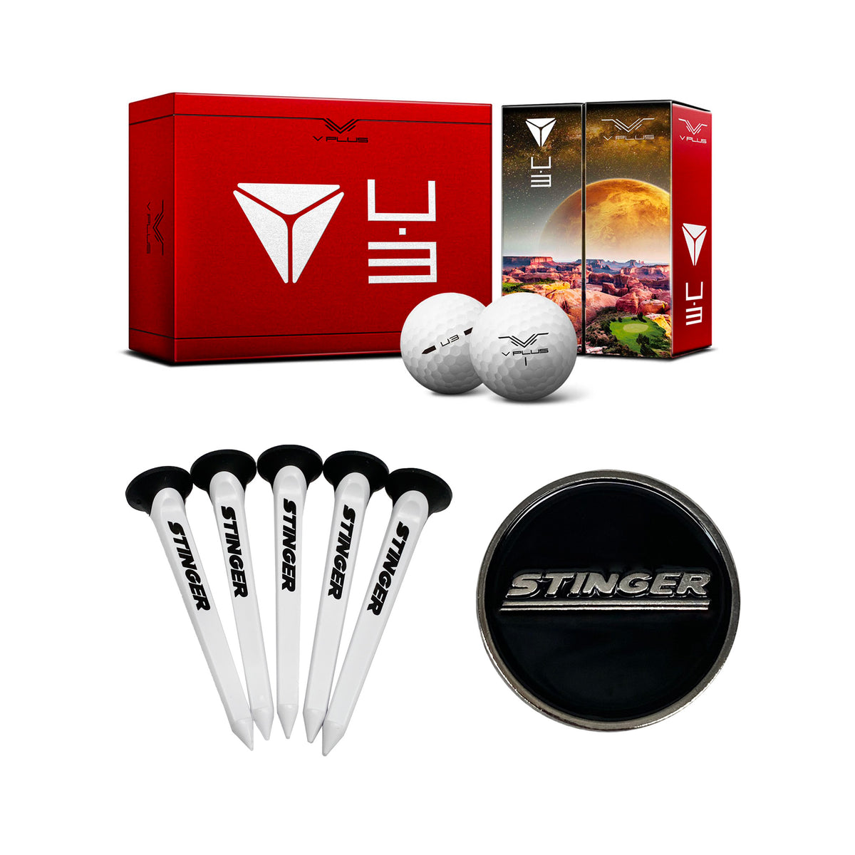 Stinger Players Accessories Bundle 6 | Stinger Golf Products