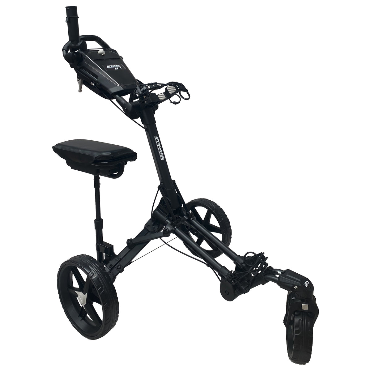Stinger SG-4 Compact Golf Push Buggy & Seat Kit Bundle | Stinger Golf ...