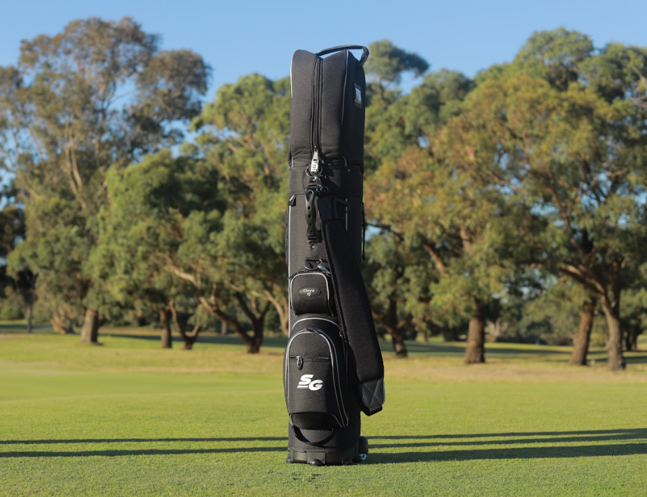 Onyx Roller Golf Travel Bag on Wheels – Black / Grey | Stinger Golf ...